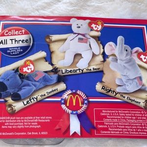Ty | Toys | Ty Beanie Baby Righty The Elephant | Poshmark